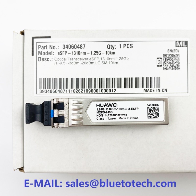 HUAWEI 1.25G 1310nm 10km SM ESFP mxpd-243S 34060487 ESFP 1310nm 1.25G 10km de Optische ...